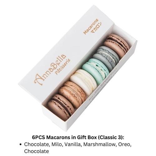 Jual Annabella Patisserie 6PCS Macarons in Gift Box (Classic 3 ...