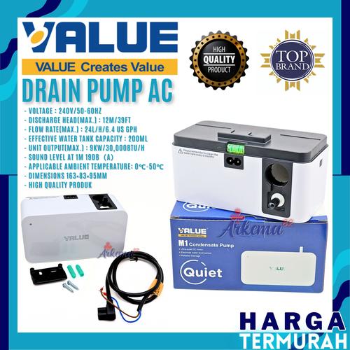 Jual DRAIN PUMP AC - CONDENSATE PUMP VALUE M1 QUIET VALUE POMPA AC ...