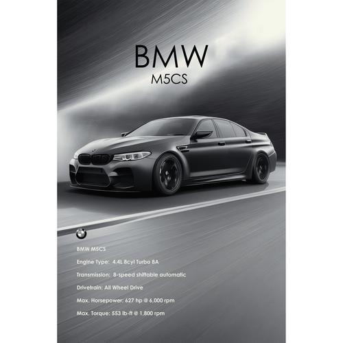 Jual Poster BMW M5 CS – Puncak Performa dan Kemewahan - Kota Tangerang ...