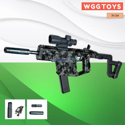 Jual Water Gel Blaster Mainan SMG KRISS VECTOR Automatic Elektrik WGB WGG - Hijau - Jakarta ...