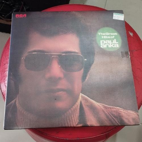 Jual kaset pH vinyl piringan hitam the great hits of Paul anka ...