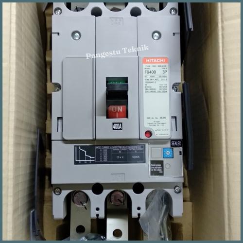 Jual MCCB Breaker Hitachi 3P FX 400 | Breaker 3 Pole FX-400 F Series ...