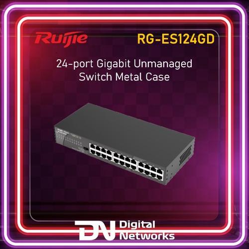 Jual ES124GD Ruijie ES124GD 24port Gigabit Unmanaged Switch Ruijie RG ...