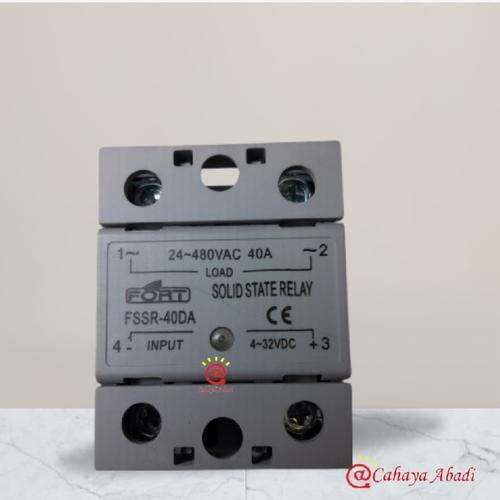 Jual FORT Solid State Relay DC-AC 1 Phase 40A / SSR FSSR-40DA FORT - Kota Yogyakarta - Cahaya ...