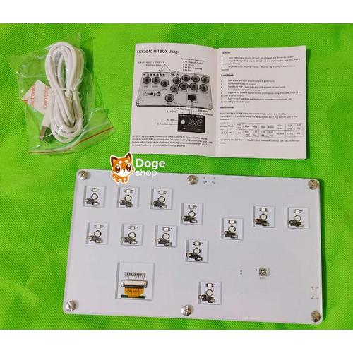 Jual SKY2040 Hitbox Mini Flatbox Hotswapable RGB OLED Fight Arcade ...