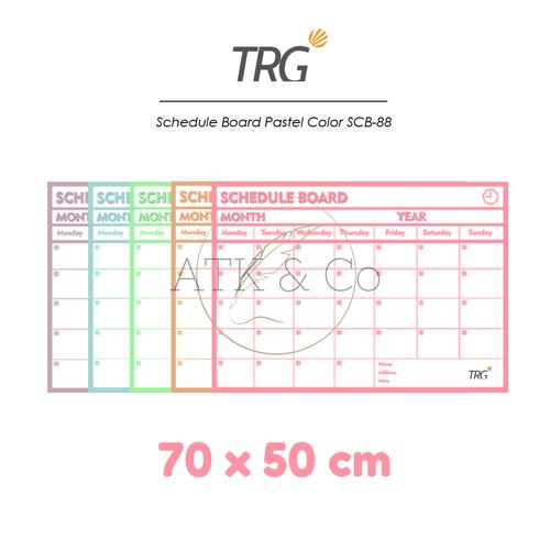 Jual TRG Schedule Board Basic Pastel Color SCB-88 - Papan Jadwal Whiteboard Flexible Monthly ...