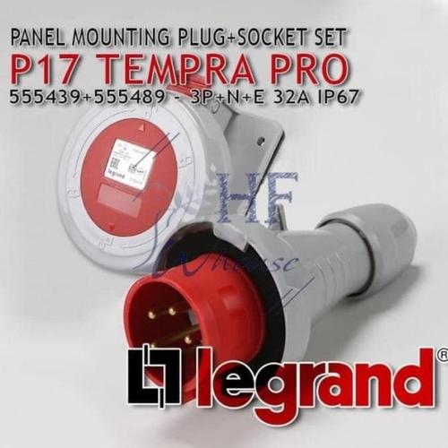 Jual Legrand Set Panel Mounting + Plug 32A 3P+N+E 5Pin Ip67 - (Branton ...