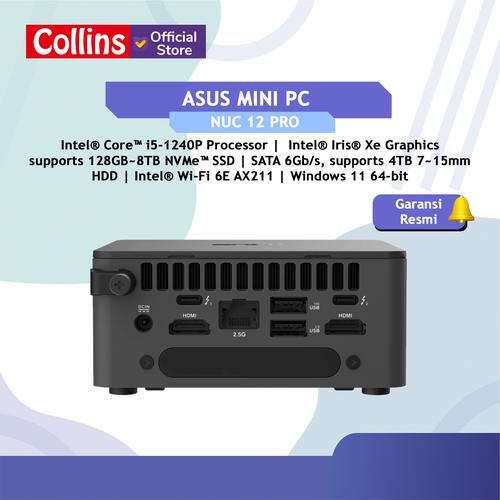 Promo ASUS MINI PC NUC 12 PRO I5 1240P 8GB 512GB - BAREBONE, DOS Cicil ...