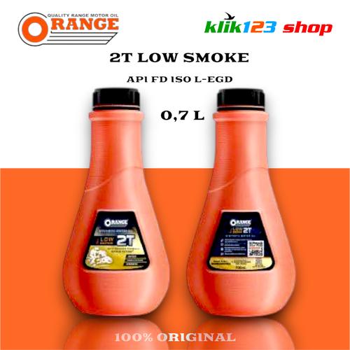 Jual Oli Orange 2T Low Smoke 0,7 L / oli wangi / permen / oli mesin ...