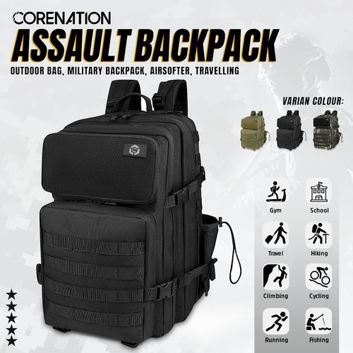 Jual CoreNation Tactical Modular Backpack - TACTICAL BLACK - Jakarta ...