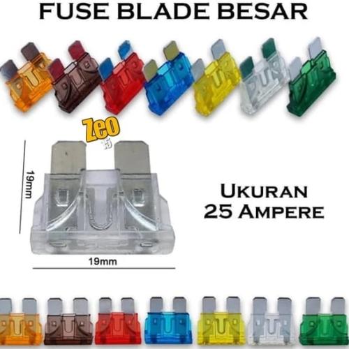 Jual sekring 5A 7,5A 10A 15A 20A 25A 30A sekring mobil sekring motor ...