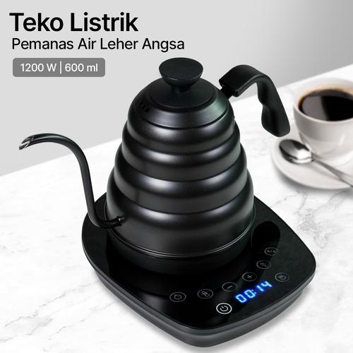 Jual Ashata Electric Gooseneck Kettle with Temperature Control 1200W 1 L - Jakarta Barat ...