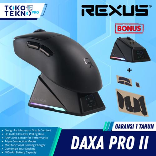 Promo Rexus Daxa Pro Wireless II / 2 / DX-PW2 / DXPW2 Gaming Mouse With ...