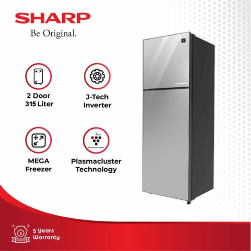 Promo Sharp Kulkas 2 Pintu 315L SJ-426GI-MS / Shine Series SJ426GIMS J Tech Inverter Cicil 0% 3x ...
