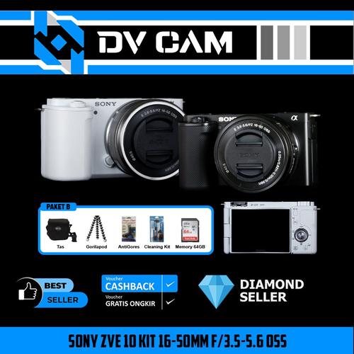 Promo SONY ZV-E10 / ZVE10 / ZVE 10 Kit 16-50mm f/3.5-5.6 OSS - PAKET A - Jakarta Pusat - Dv ...