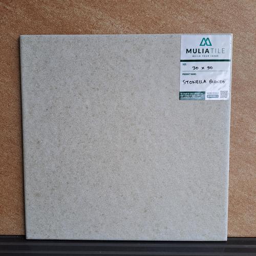 Jual Keramik Lantai Mulia Tile Putih Kasar 30x30 STONELLA BIANCO - Kab ...