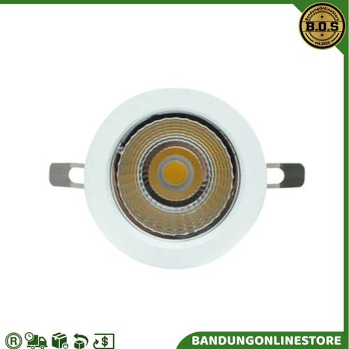 Jual Lampu Downlight Led Fix Reflect 10w 24d 3000k Warm White Krisbow ...
