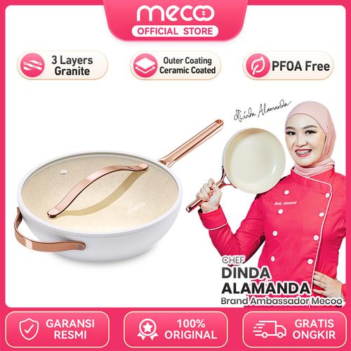 Promo Mecоо Most Aesthetic Premium Non-Stick Wok 30cm - Irish Lilac ...