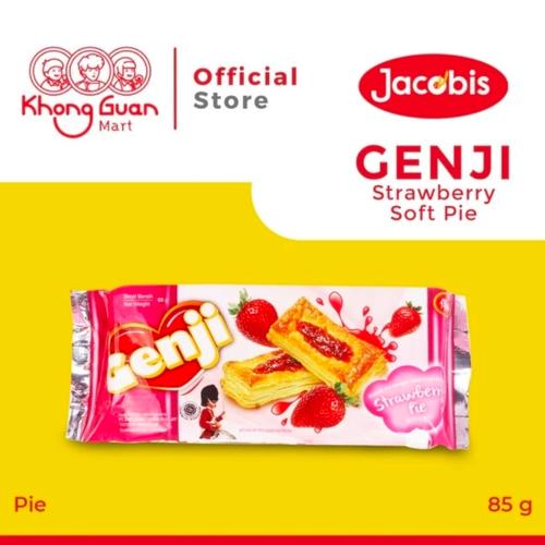 Jual Genji Strawberry Pie 85 gram / biskuit wafer genji - Jakarta Pusat ...