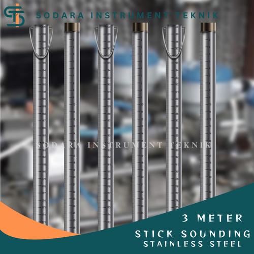 Jual Stick Sounding-Dipstick 3 Meter Sambung Stainless steel Alat Ukur ...