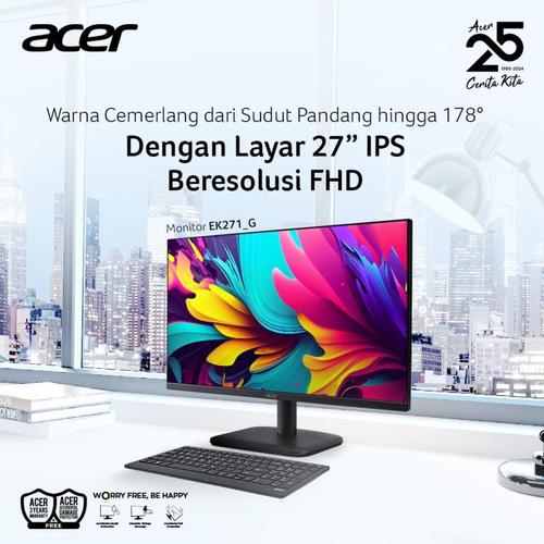 Jual Acer EK271G 27" Inch FHD IPS 120Hz 1ms HDMI VGA Gaming Monitor ...
