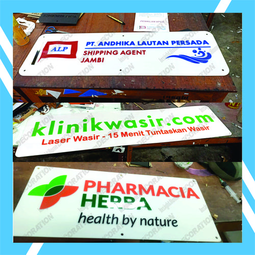 Jual Custom Papan Nama Toko Signboard Papan Logo Perusahaan Signage ...