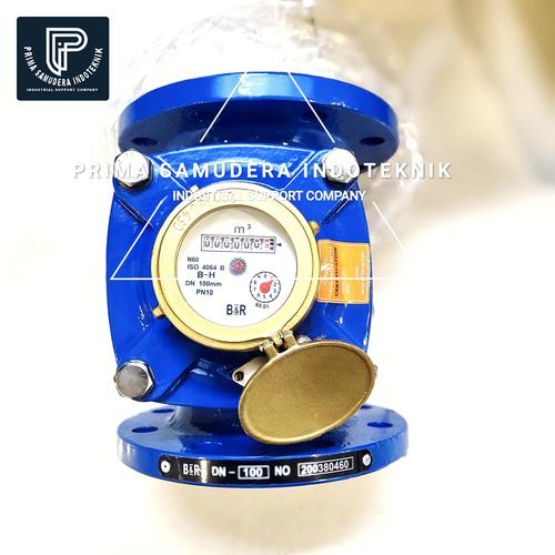 Jual Water Meter BR flange 4" inch (DN100) Flow Meter / Meteran Air B&R ...