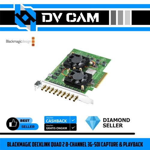 Jual Blackmagic DeckLink Quad 2 8-Channel 3G-SDI Capture & Playback - Jakarta Pusat - Dv Camera ...