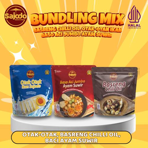 Promo BUNDLING MIX 3 (OTAK-OTAK, BOCI AYAM SUWIR, BASRENG CHILI OIL ...