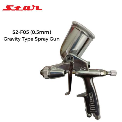 Jual Mesin Cat Angin STAR S2-F05 Gravity Type Mini Air Spray Gun 0.5mm ...