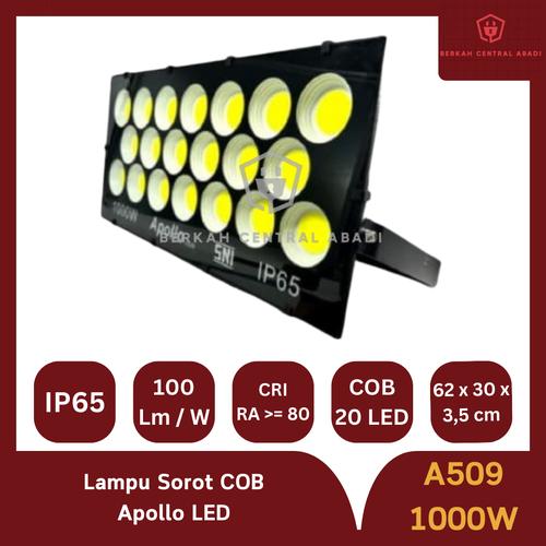 Jual Lampu Sorot COB Apollo 1000 Watt LED Flood Light IP65 SNI A509 - Jakarta Barat - Berkah ...