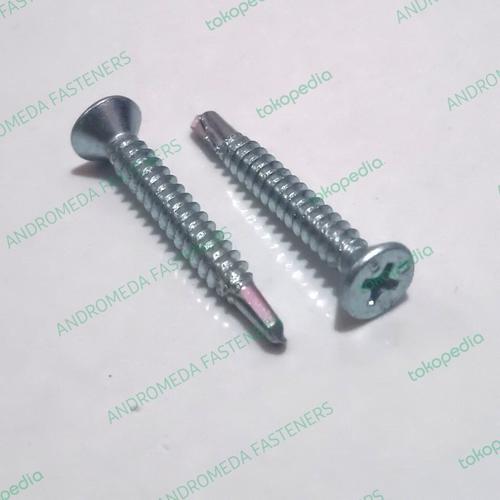 Jual SELF DRILLING SCREW FLAT HEAD 8x38 / SDS FH 8x38 / SDS - Kota ...