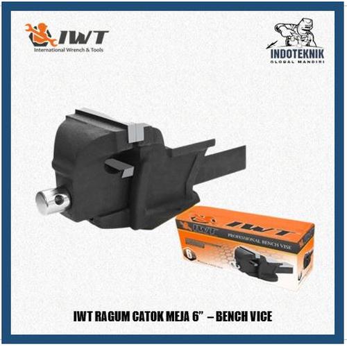 Jual IWT Catok Paron 6 Inch Heavy Duty - Catok Ragum Duduk Bench Vise ...