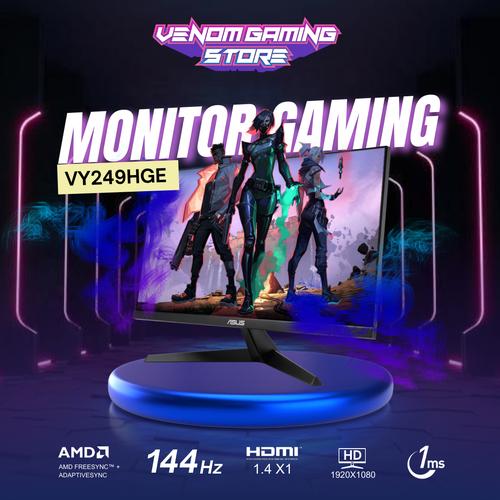 Jual Monitor Gaming ASUS VY249HGE 24" IPS 1080p 144Hz HDMI VESA ...