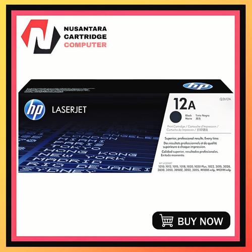 Jual TONER HP LASERJET 12A (Q2612A) BLACK ORIGINAL - Jakarta Pusat - NUSANTARA CARTRIDGE ...