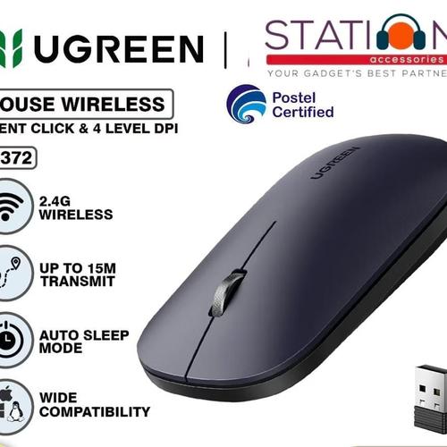 Jual Ugreen mouse wireless 90372 bluetooth 2in1 koneksi silent click ...