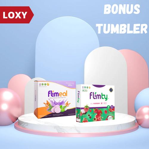 Promo HEMAT FLIMTY FIBER + FLIMEAL Free Shaker Flim Meal tea Flimti ...