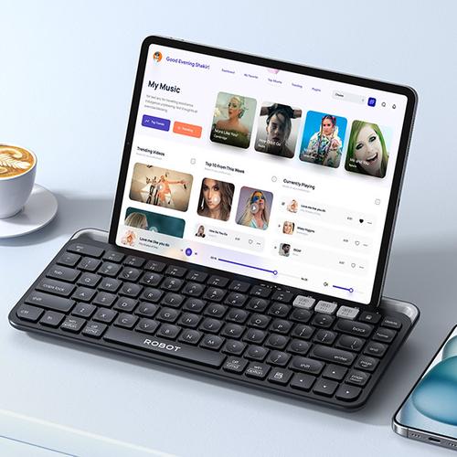 Jual Robot KB30 Bluetooth + Wireless USB 2.4G Keyboard Multi Device up ...