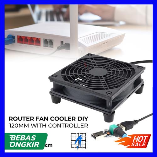 Jual Kipas Pendingin Router CPU Fan Cooler Cooling USB 120mm - With ...