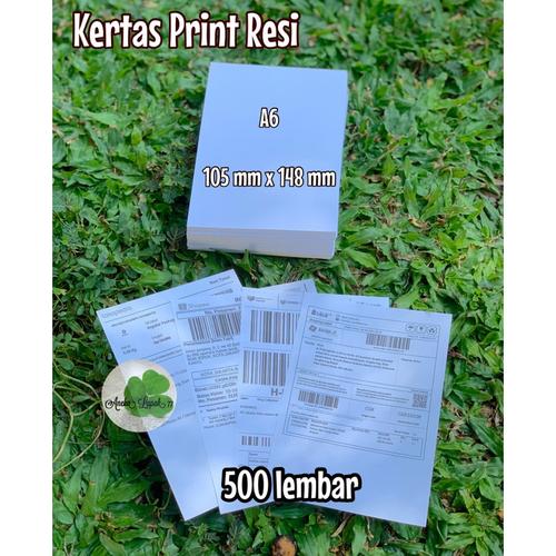 Jual 1 dus | 20 rim Kertas Print Resi A6 70 grm 500 Lembar kertas hvs ...