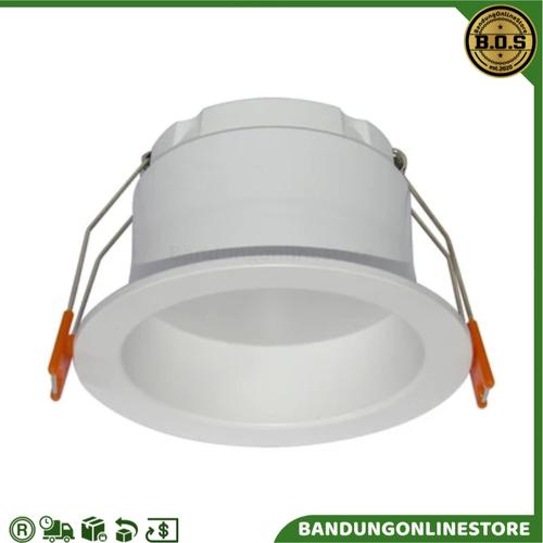 Jual Lampu Downlight Led Smd 8 Watt 3000k Warm White Kuning Krisbow Lumo Lampu Tanam Plafon ...
