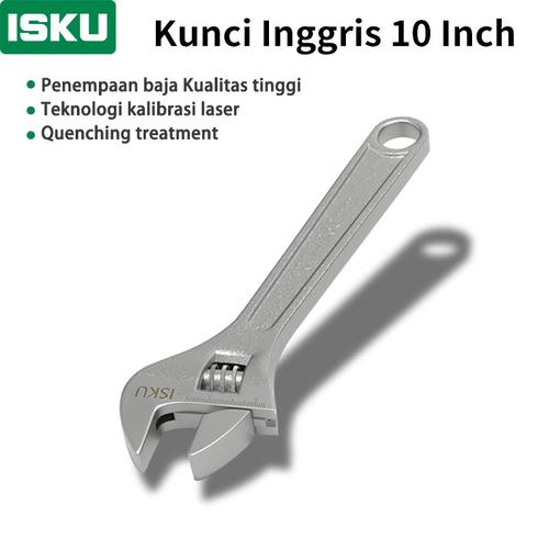 Promo ISKU kunci inggris industri ukuran 10 inch/spanner adjustable ...