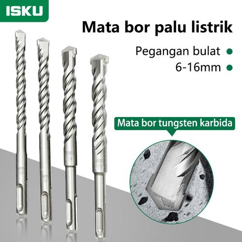 Promo Mata Bor Listrik SDS Plus untuk Beton drill bit sds plus 6 8 10 12 14 16 mm - 1 set 6pcs ...