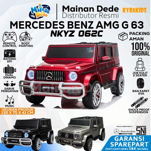 Promo Mainan Mobil Aki Anak Mercedes Benz AMG G 63 KYZ 062C Licensed - Merah, EXTRA PACKING ...