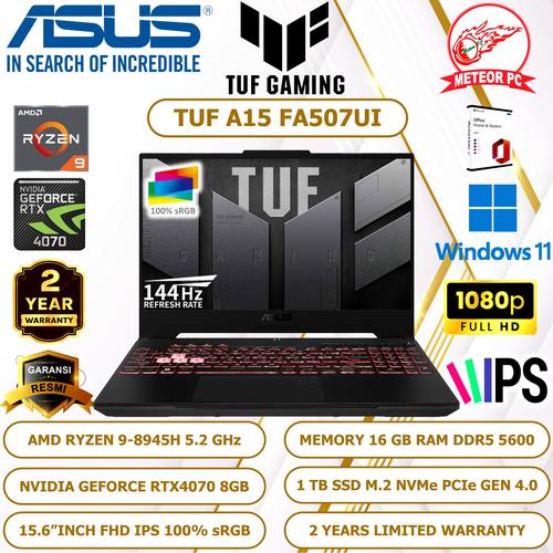 Jual Asus TUF A15 FA507UI-R947K9M-OM /AMD Ryzen 9-8945H/16-32GB/1TB SSD ...