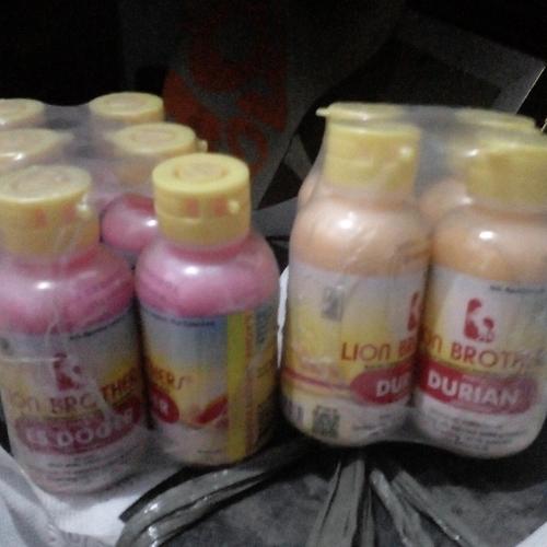 Jual perisa makanan merk lion brother rasa doger dan durian - durian ...