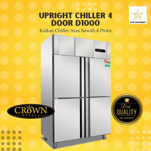 Jual Upright Chiller 4 Pintu Crown Horeca D1000 - Kulkas Atas Bawah 4 ...