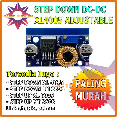 Promo XL4005 DC Step Down Adjustable Power Supply Module Lithium ...