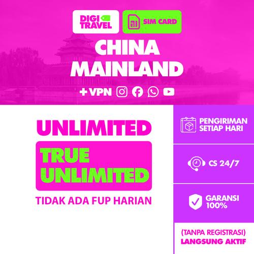 Promo SIM Card China True Unlimited | Simcard China Unlimited | SIM ...