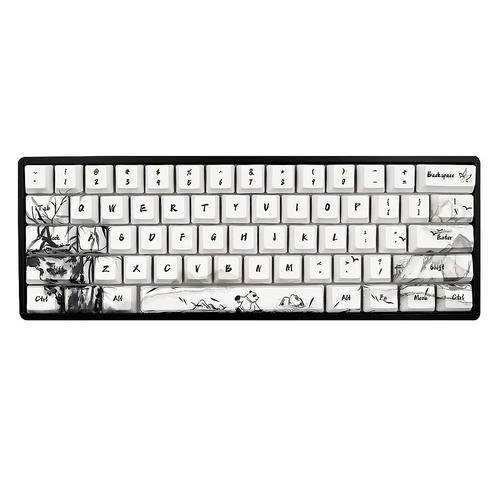 Jual GMK-KEY Panda Keycaps OEM Height pbt Dye Sublimation Japan Keycap ...